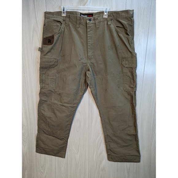 Wrangler | Jeans | Wrangler Riggs Tan Ripstop Cargo Pants Khaki Size ...